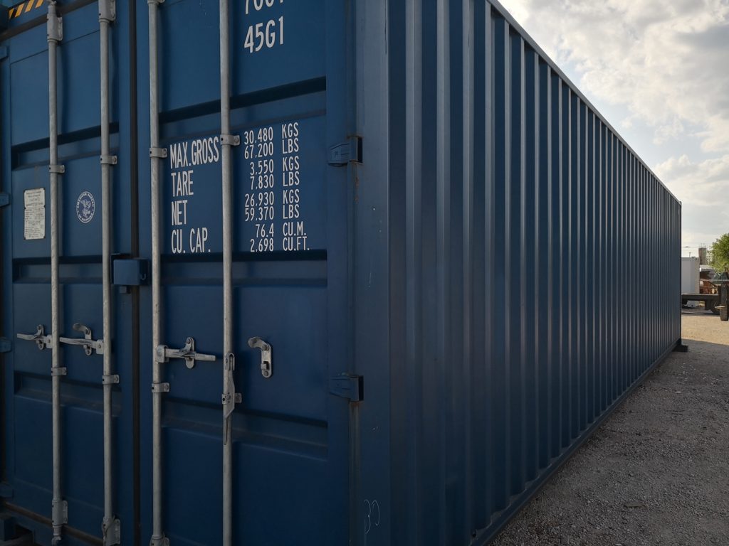 Neu/One-way ISO 40’ HC Seecontainer 001 | EXcont Container